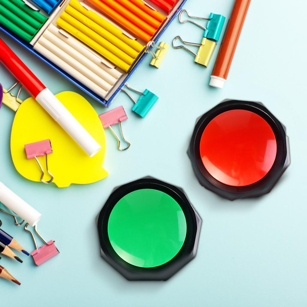 Recordable Fun Buzzers - Set Of 2 – Smart Skills